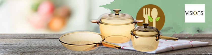 Visions Glass Cookware - Versatile Nickel Free Borosilicate Pots and ...