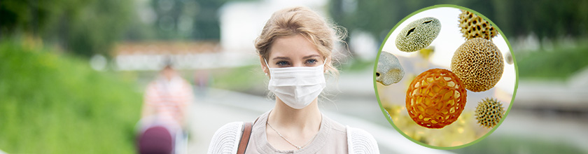 Pollen Filter Mask for allergy sufferers - Suitable for Indoor ...